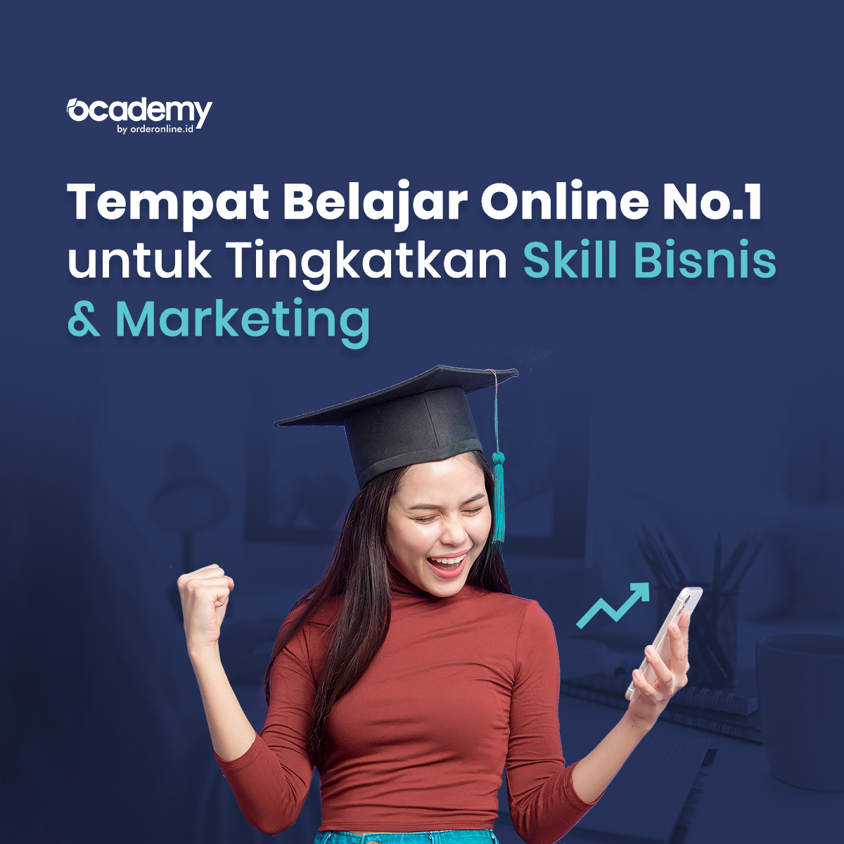 Homepage Ocademy - Tingkatkan Skill Bisnismu